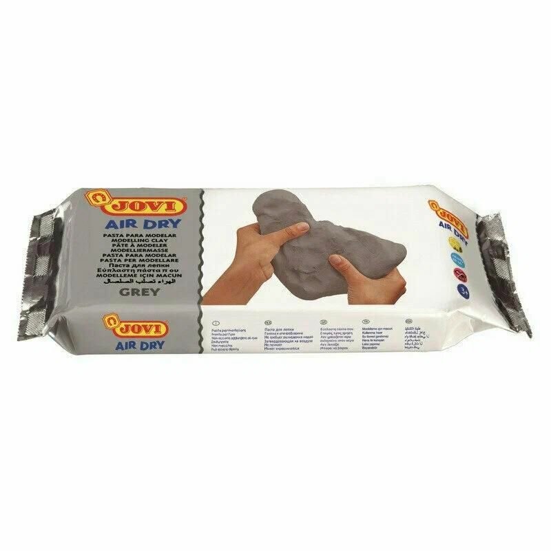 Паста для лепки JOVI 500 г, серая, полимерная (85G)