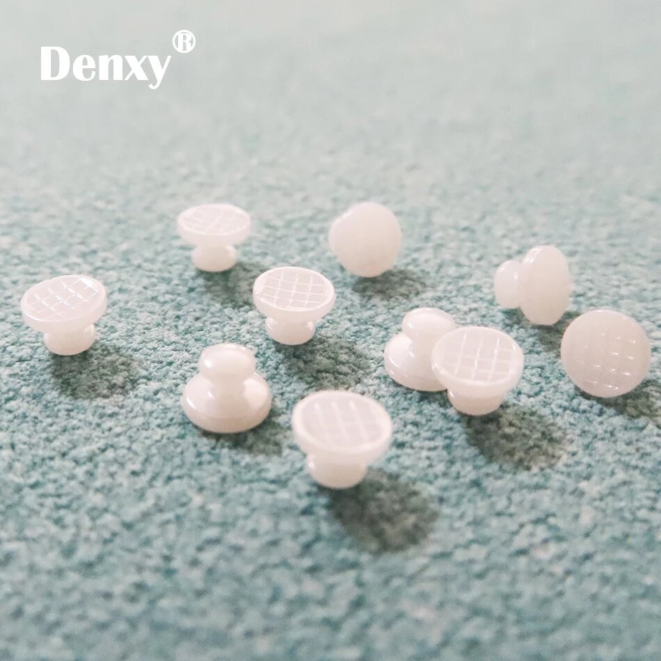Керамические лингвальные кнопки Denxy 10pcs