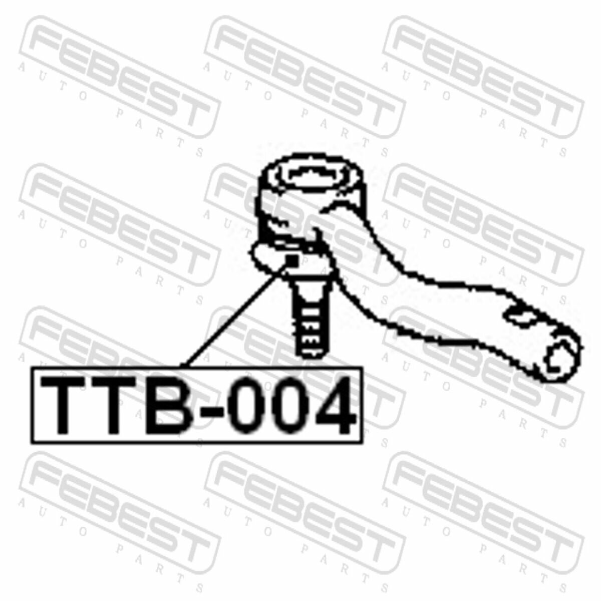 Пыльник Рулевого Наконечника 47X30X19.8(Febest Ttb-004)
