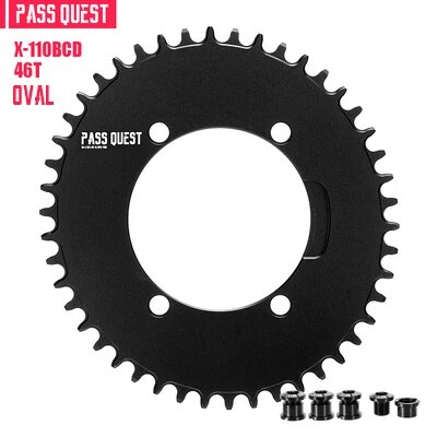 PASS QUEST Звезда X110BCD AERO для узких и широких колес 46T AERO OVAL