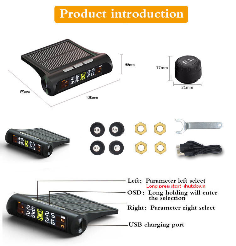 Датчик давления в шинах TPMS внешние - Cистема контроля давления в шинах автомобиля