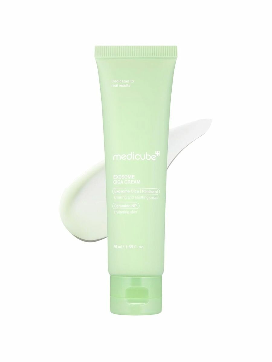 Восстанавливающий крем Medicube с экзосомами центеллы и чайным деревом экспресс-уход для реактивной кожи