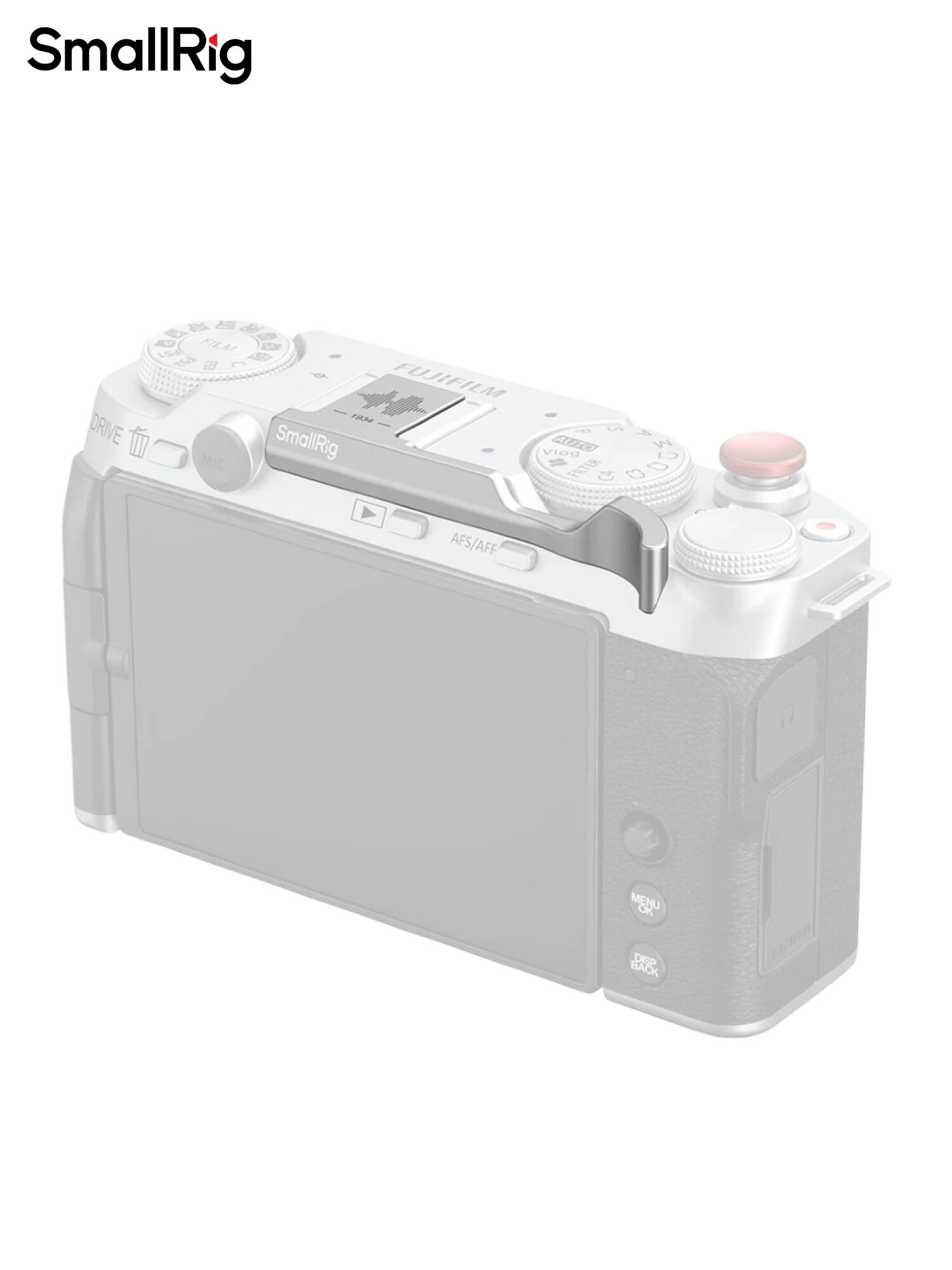 Упор для большого пальца SmallRig 4877 Thumb Grip для Fujifilm X-M5 Серебро