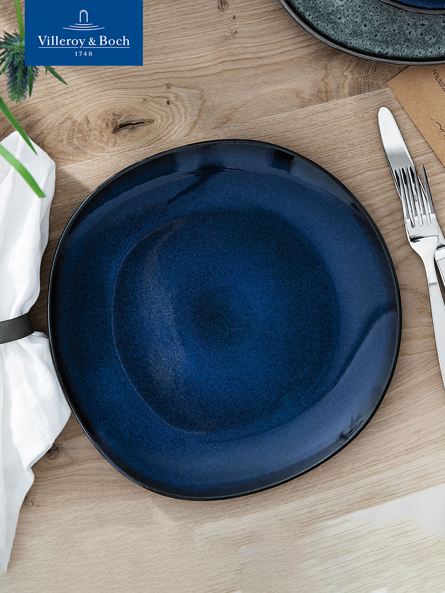 Тарелка обеденная Lave bleu Like. by Villeroy & Boch, 28 см, Фарфор