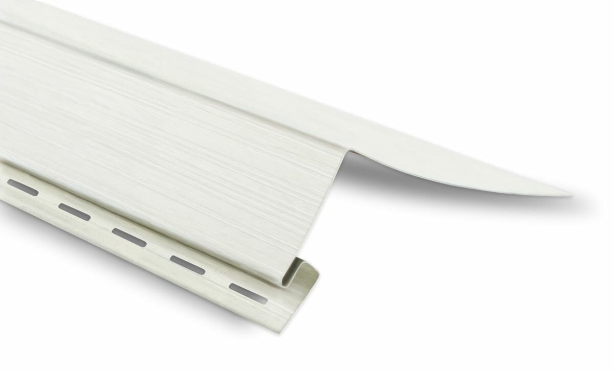 Ю-пласт Околооконная планка широкая, белая, 1 шт