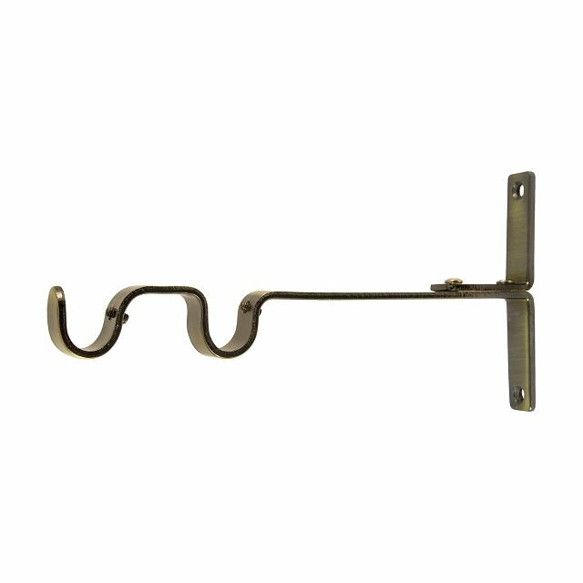 УЮТ Кронштейн Ост 16мм 2-рядный эконом бронза арт.2033129 для крепления полок