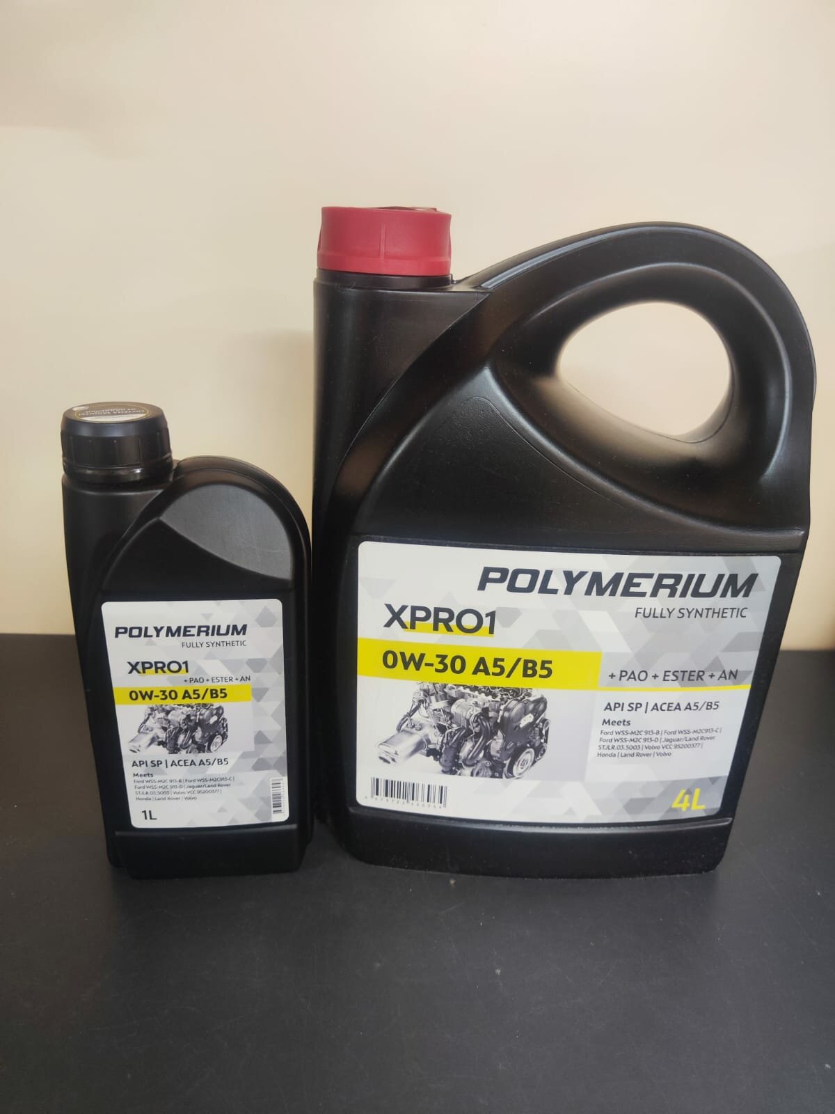Моторное масло POLYMERIUM XPRO1 0W-30 A5/B5 5л (4+1) синтетика + PAO + ESTER + AN