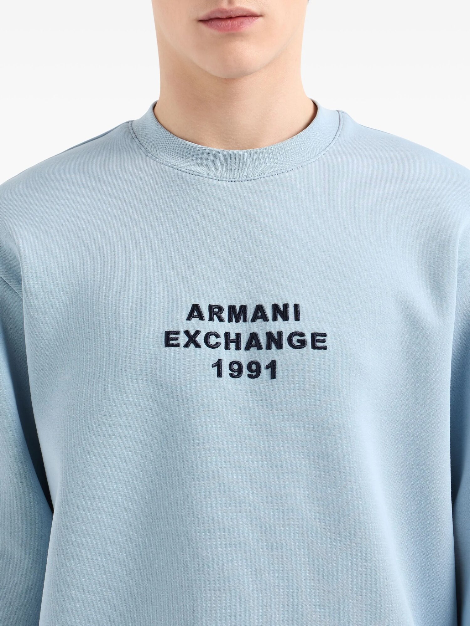 Худи Armani Exchange, размер S, , синий — фото 1