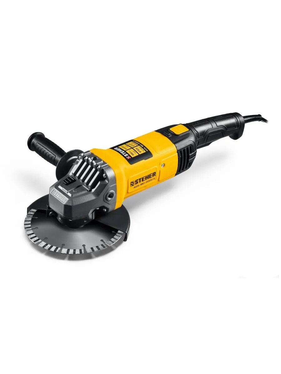 STEHER Углошлифовальная машина 2000 Вт AGS-180-2000 S