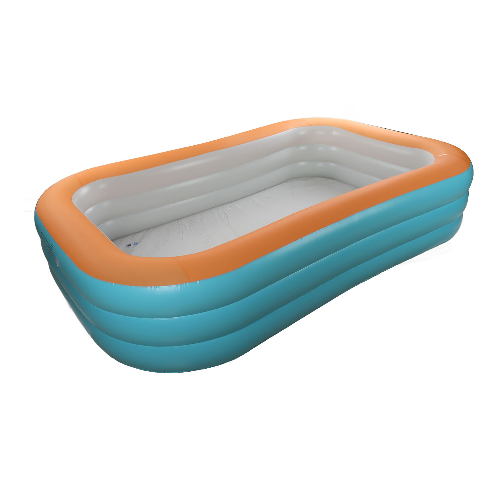 Детский складной надувной бассейн, 3-х слойный детский складной надувной бассейн для открытого двора, 2,6 м/8,5 футов