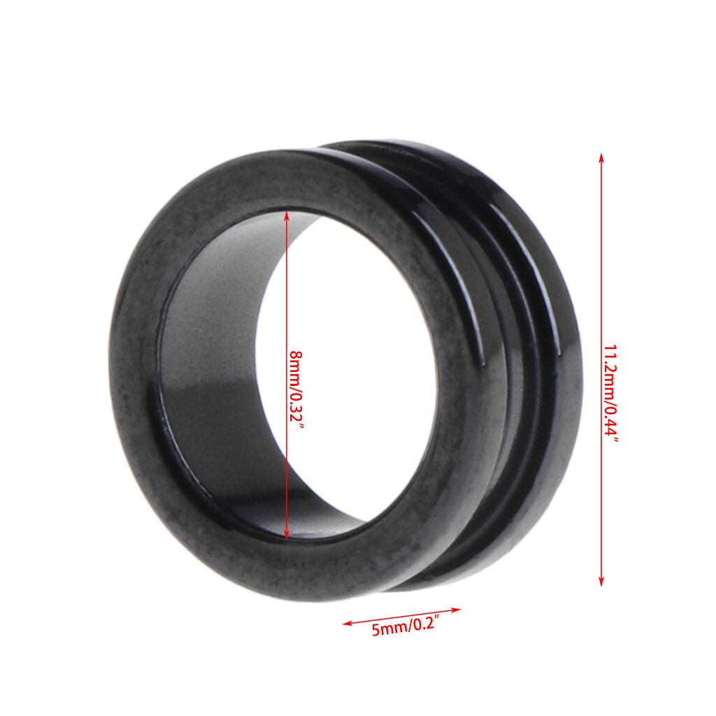 Кольцо для метания проволоки рыболовной катушки Luya керамическое проволочное кольцо, наружное 11,2 * внутреннее 8 * толщина 5