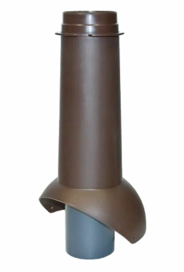 Выход канализации Krovent "Pipe-VT" 110 is, коричневый, для монтажа с проходным элементом