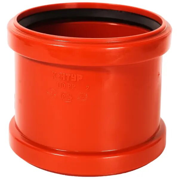 Муфта двойная наружная 110 мм
