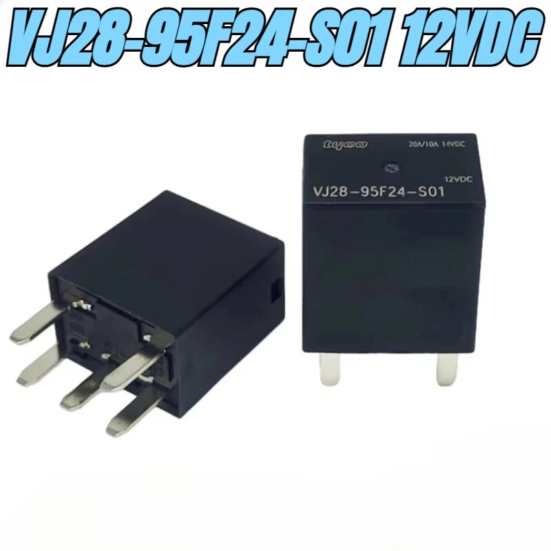 (Совершенно новый оригинал) 1 шт./лот 100% оригинальное реле: VJ28-95F24-S01 12 В постоянного тока 5 контактов V9 автомобильное реле 20 А/10 А