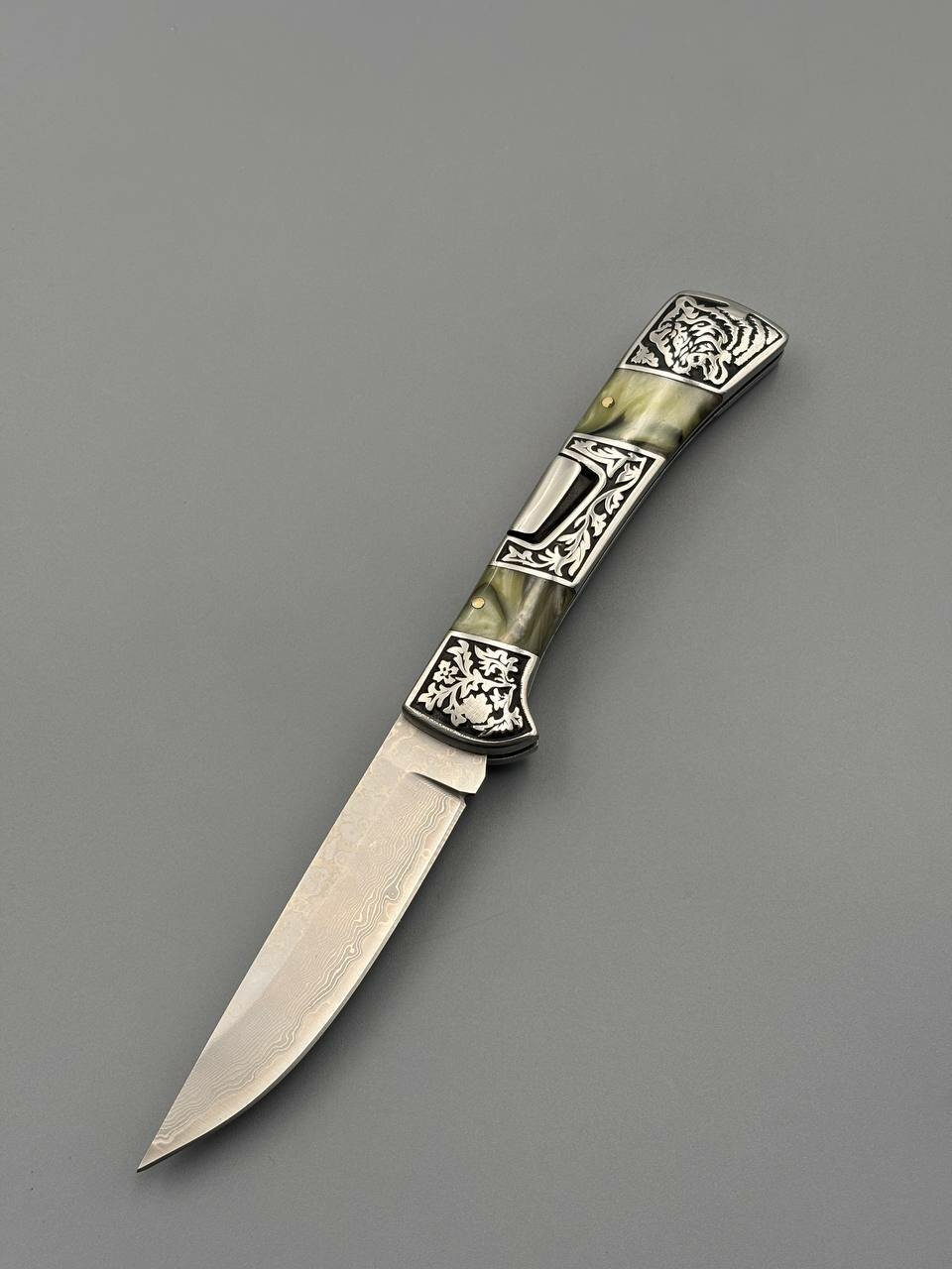 Нож туристический Дамаск