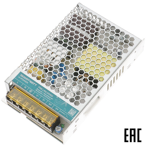 Блок питания PSE LRS 24150 1ф Мощность 150Вт выход 24В пост. тока 6,5А (SMARTWATT)