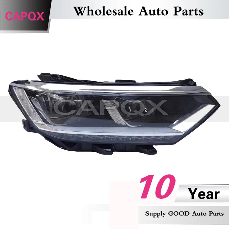 Фара переднего бампера CAPQX для Volkswagen Passat B8 2016-2018, передняя фара, фара LED right side