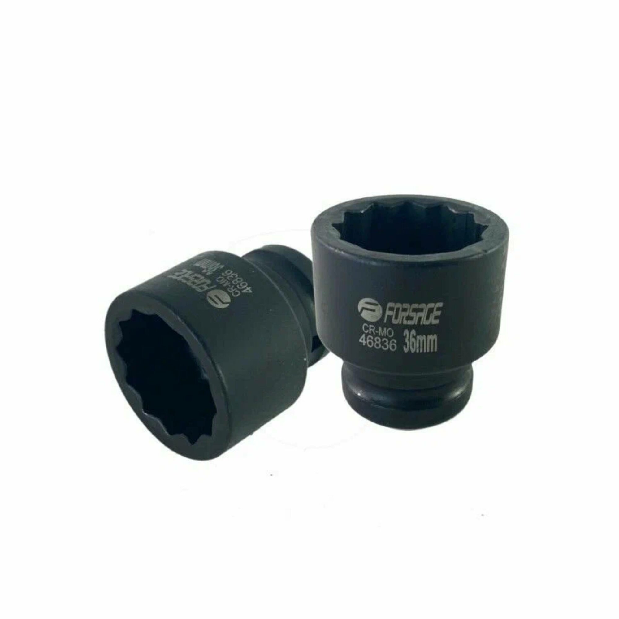 Головка ударная FORSAGE, 12-гранная, 3/4", молибден-ванадиевая сталь, 36 мм