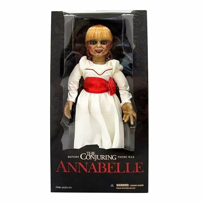 Mezco Toyz Good Guy Chucky and Annabelle / Игрушки-куклы с героями детских фильмов и телепередач Чаки и Аннабель, подходящие для подарков на день рождения детям от 15 лет и старше