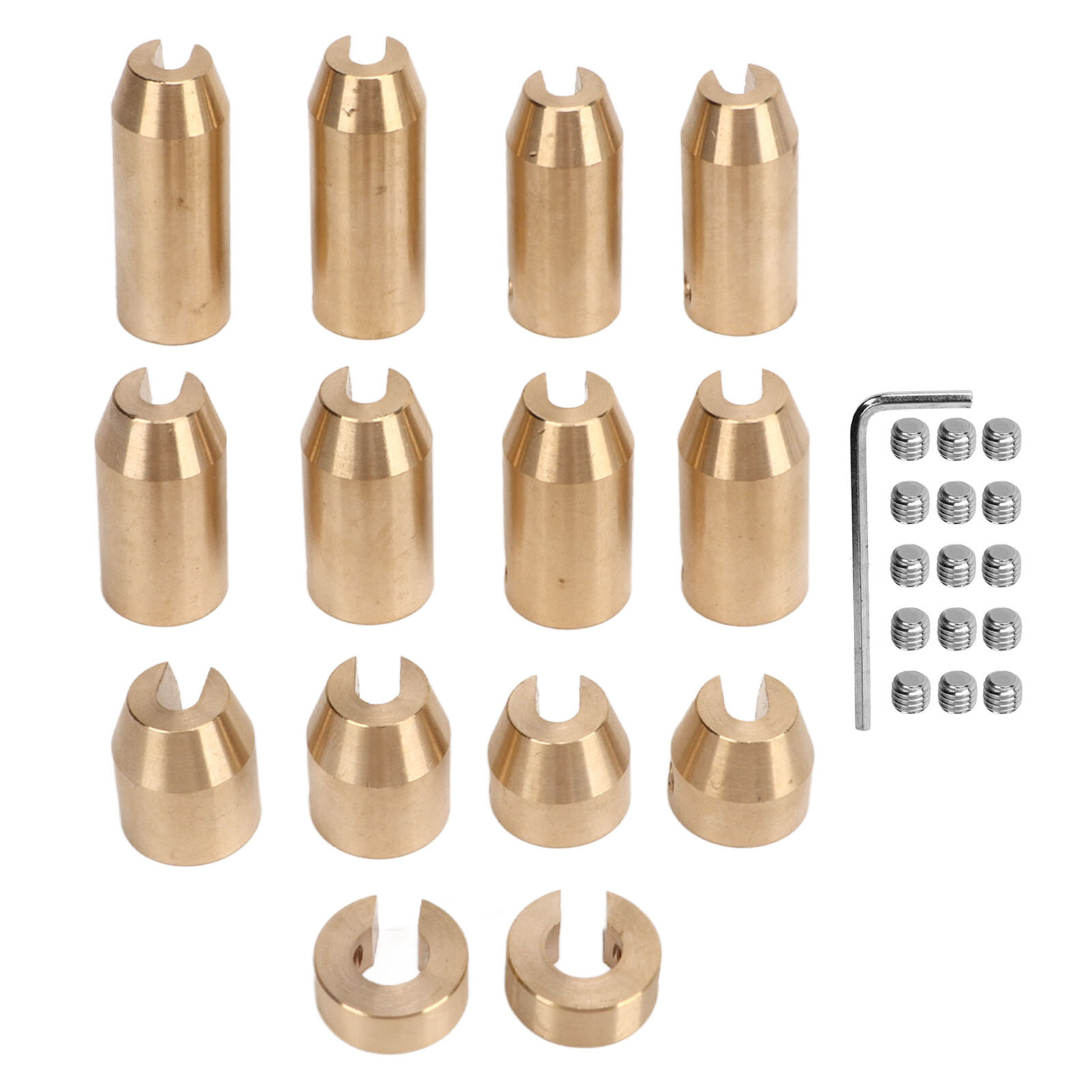 Балансировочные грузики из латуни для колес Точный дизайн Износостойкие балансировочные грузики для спиц колес Сменный блок для супермото Dual Sport 14 шт.