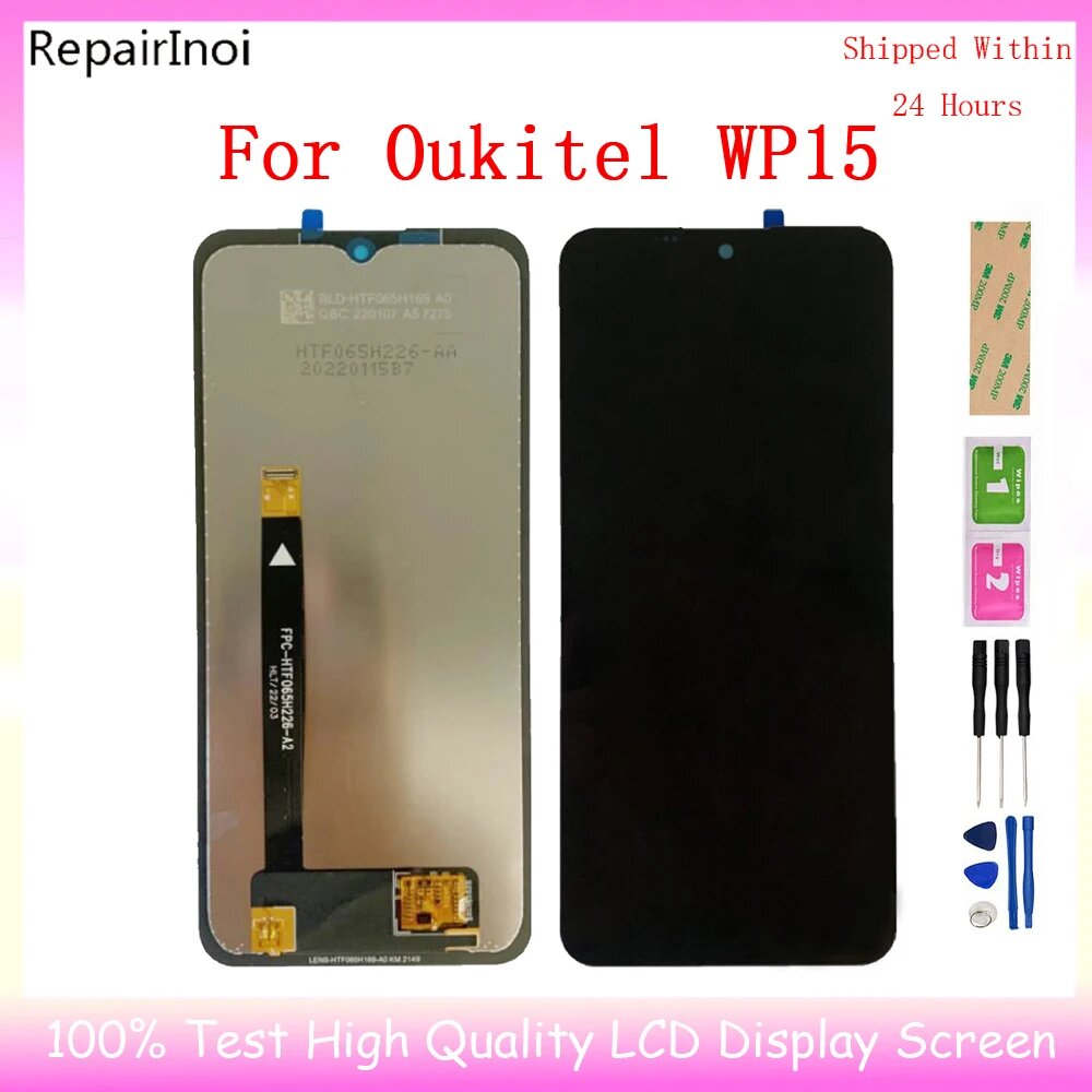 Новый ЖК-экран для Oukitel WP15 WP16 WP17 WP18 WP19 WP20 WP21 WP22 WP23 ЖК-дисплей, сенсорный экран, дигитайзер в сборе, замена For Oukitel WP15