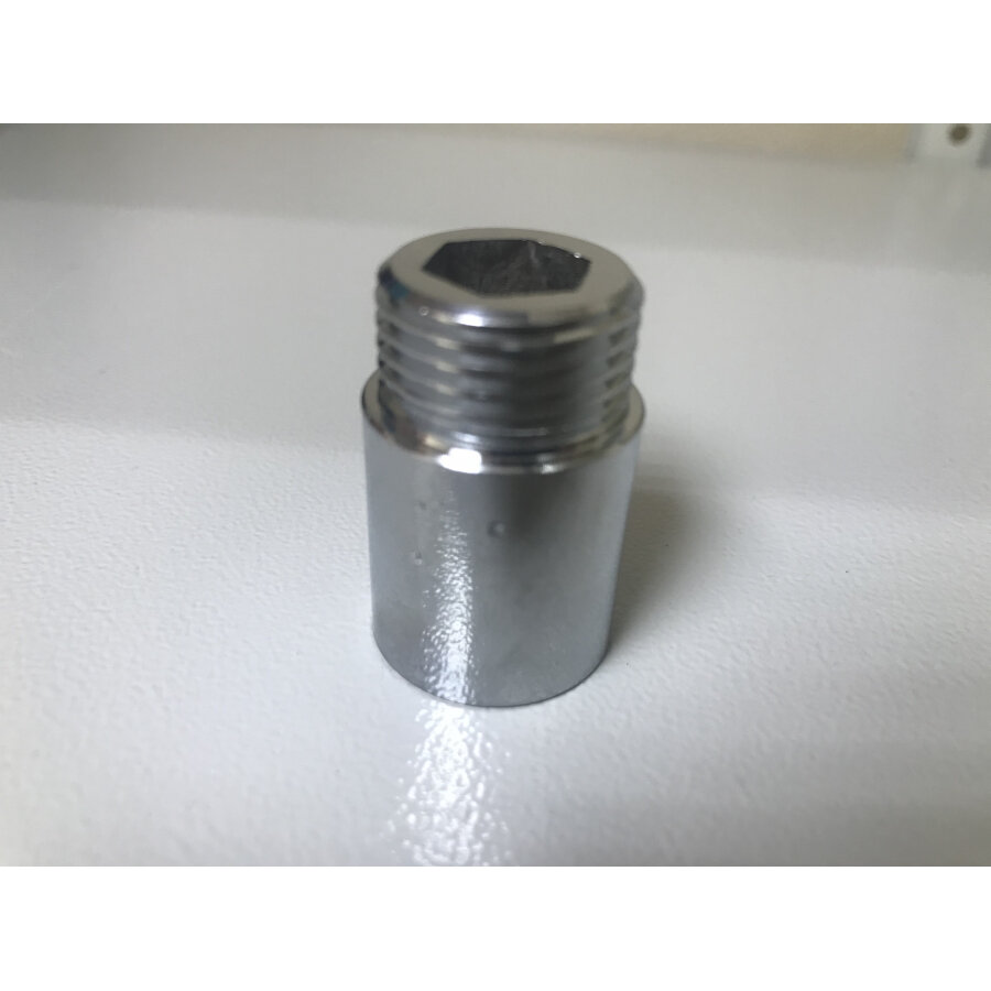 Удлинитель хромированный 1/2 внутренняя-наружная , 1/2" x 25 мм Frap F351.04025