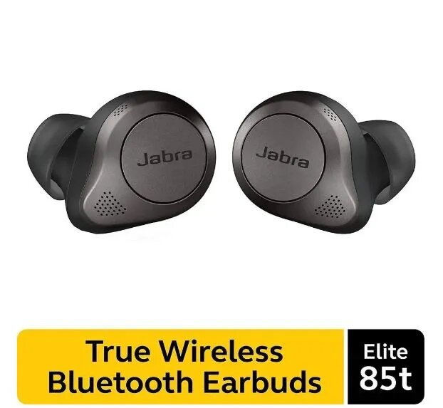 Наушники Jabra Elite 85t, беспроводные, с микрофоном, игровые, активное шумоподавление