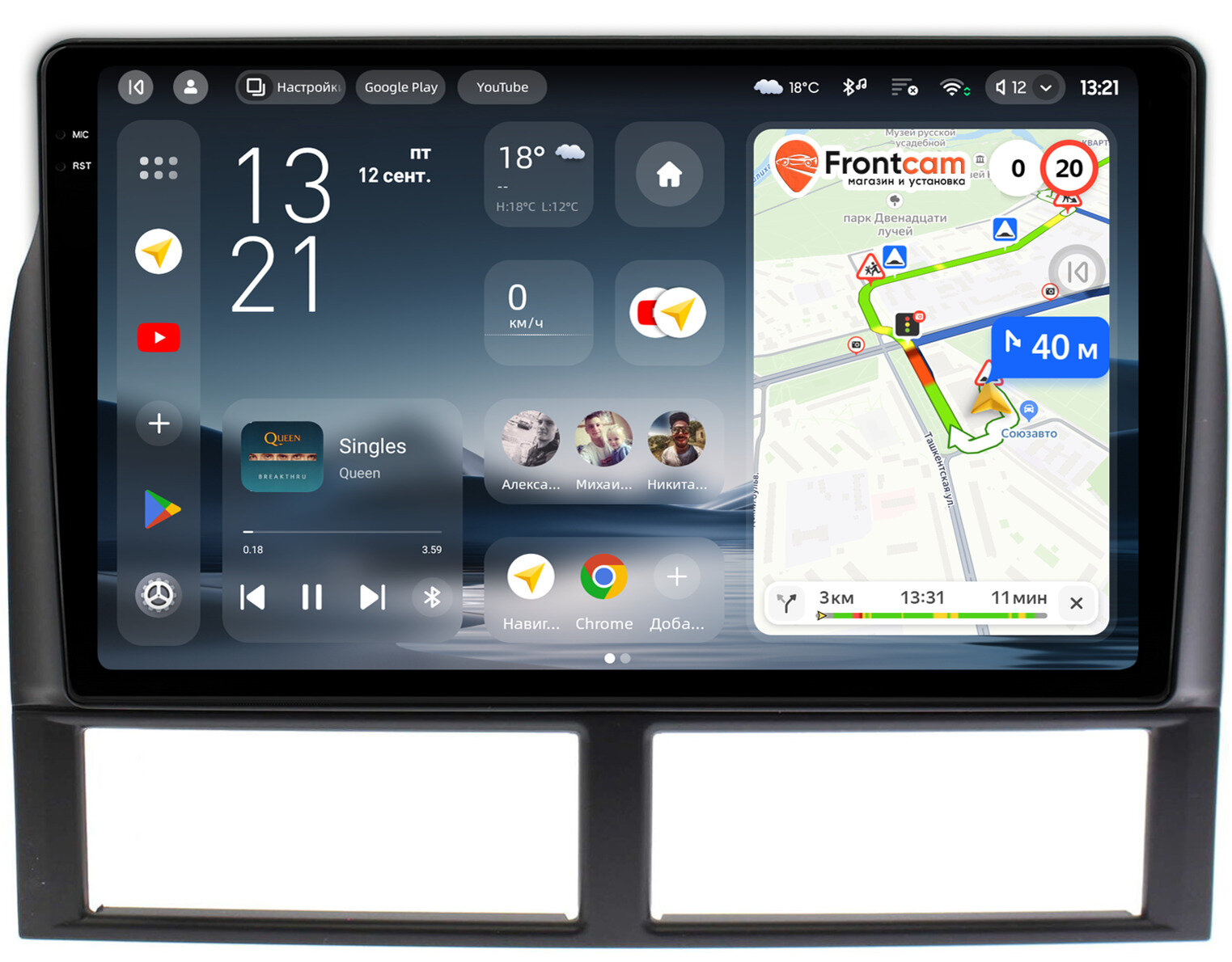 Штатная магнитола Teyes CC4 2K 6/64 9.5" RM-9-1192 Jeep Grand Cherokee 2 (WJ) 1998-2004 Android 14 (4G-SIM, DSP, QLed, AI)