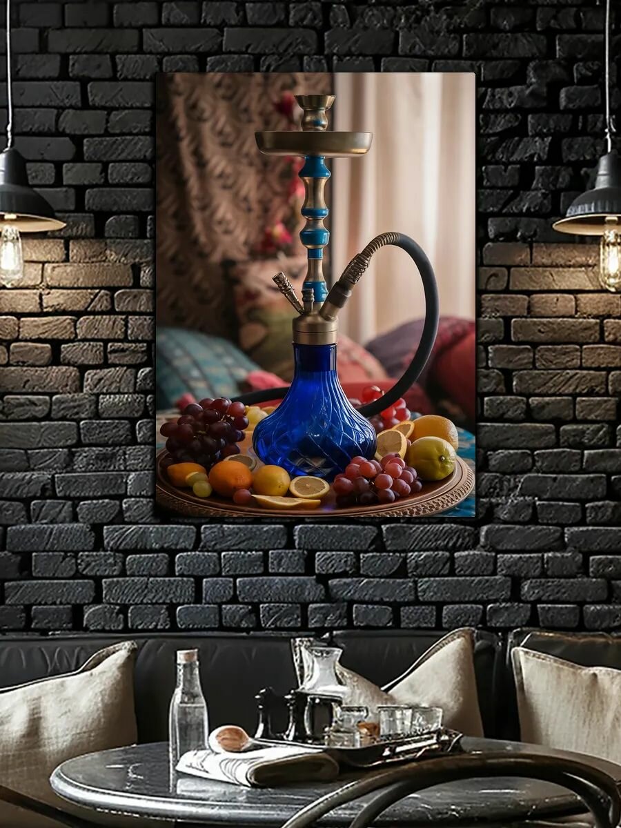 Картина на стену "Кальян бар", 30х40 см