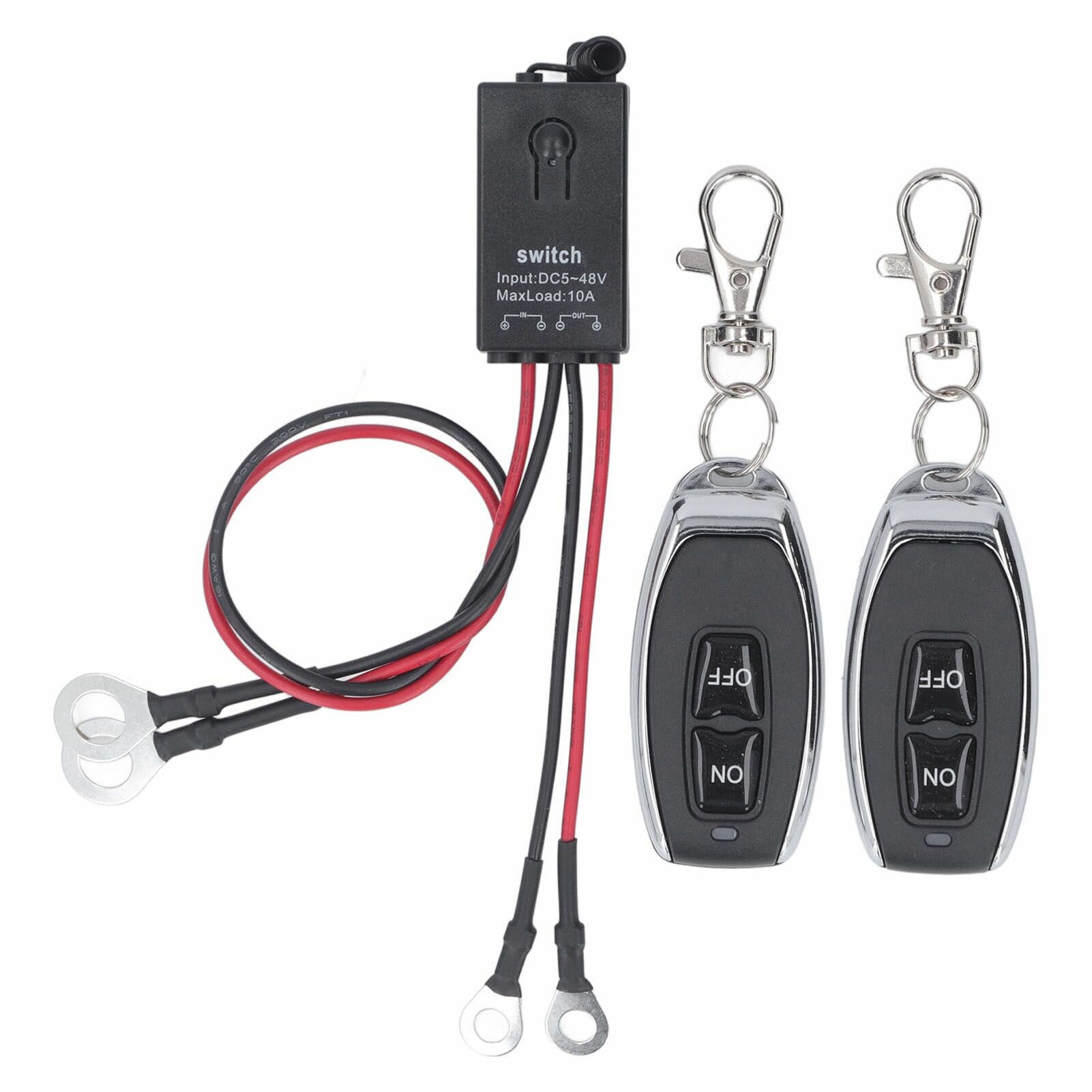 Силовое реле с 2 контроллерами, ручная кнопка, беспроводной переключатель, DC5 48V
