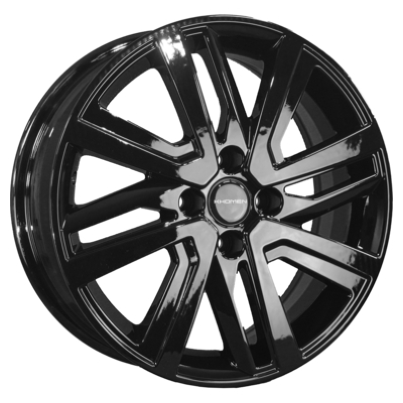 Диск колесный Khomen Wheels KHW1609 (Rio II-Solaris II) 6,0x16 4x100 Dia54.1 ET48 цвет Black