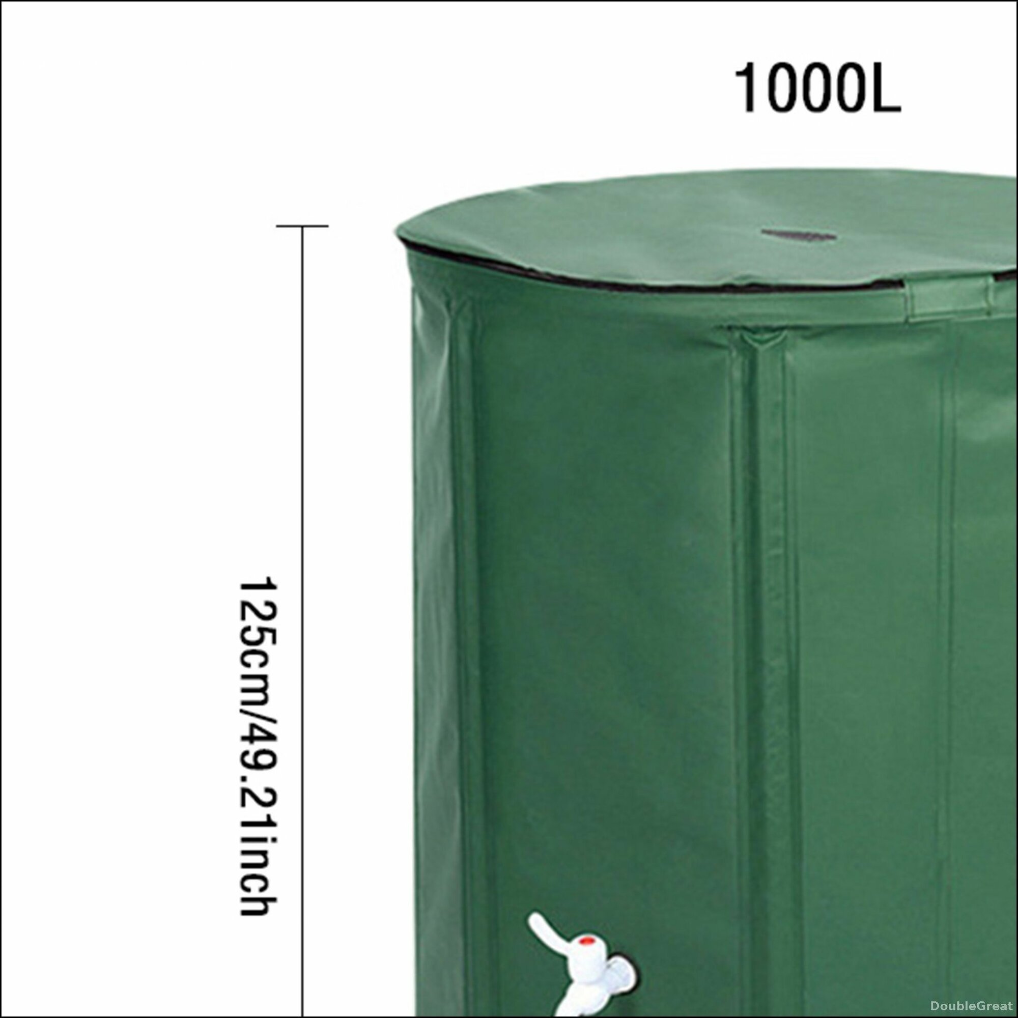 Бочка садовая, Идеальная складная, Сбор дождевой воды, Объем: 1000Л