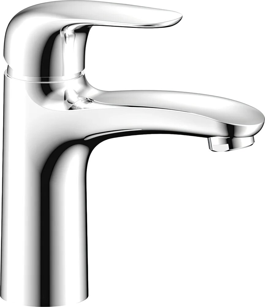 Смеситель для раковины Olive'S Castilla 07100CS хром, глянцевый, кран для ванной в раковину, из латуни, рычажный, с керамическим картриджем