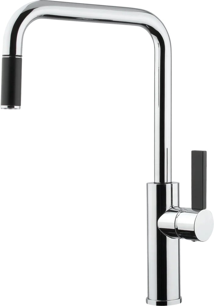 Смеситель для кухни Alveus Romi 1132176 с поворотным изливом, хром, глянцевый, однорычажный, латунный, с керамическим картриджем