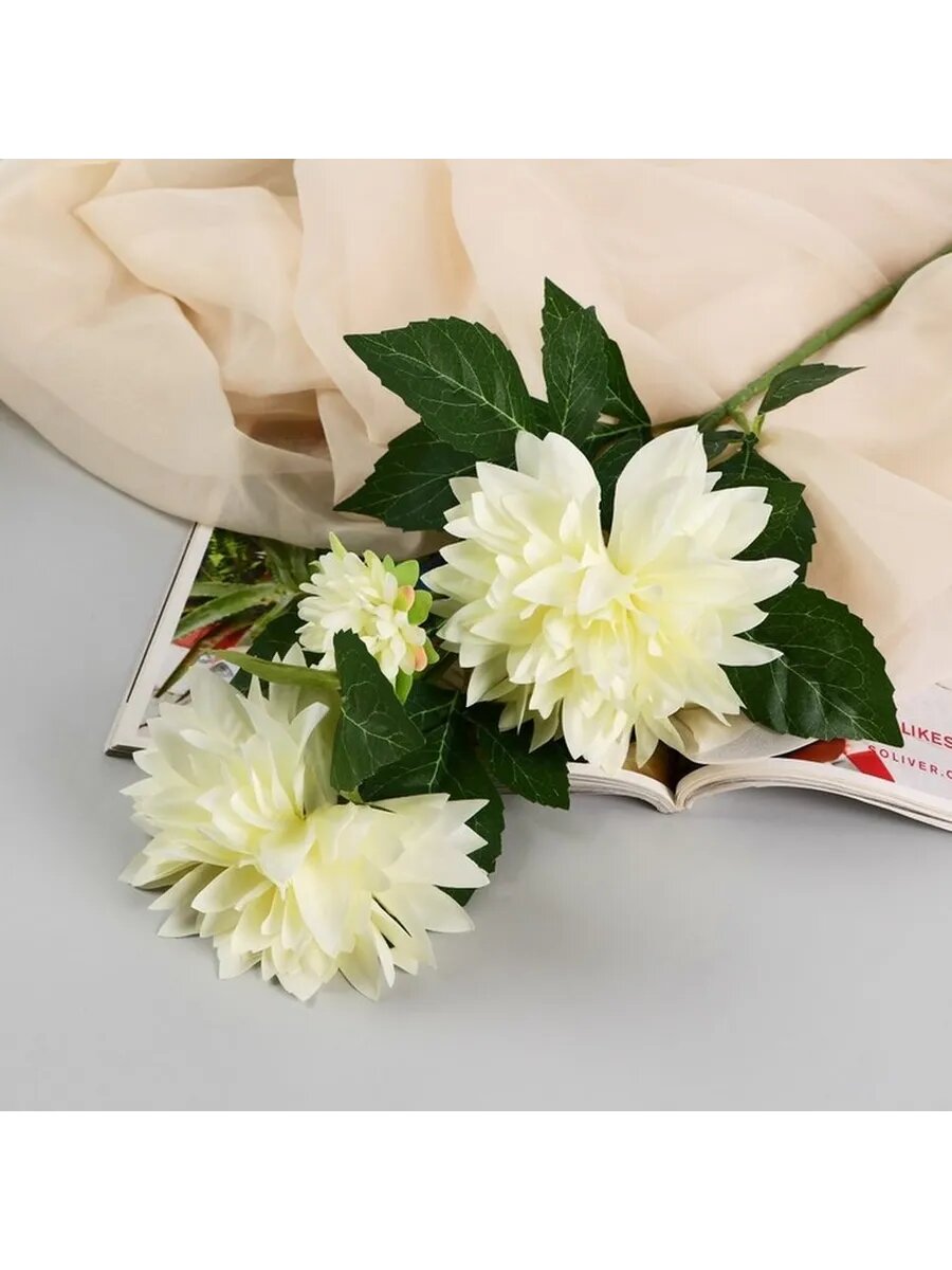 Искусственные георгины для сада и интерьера