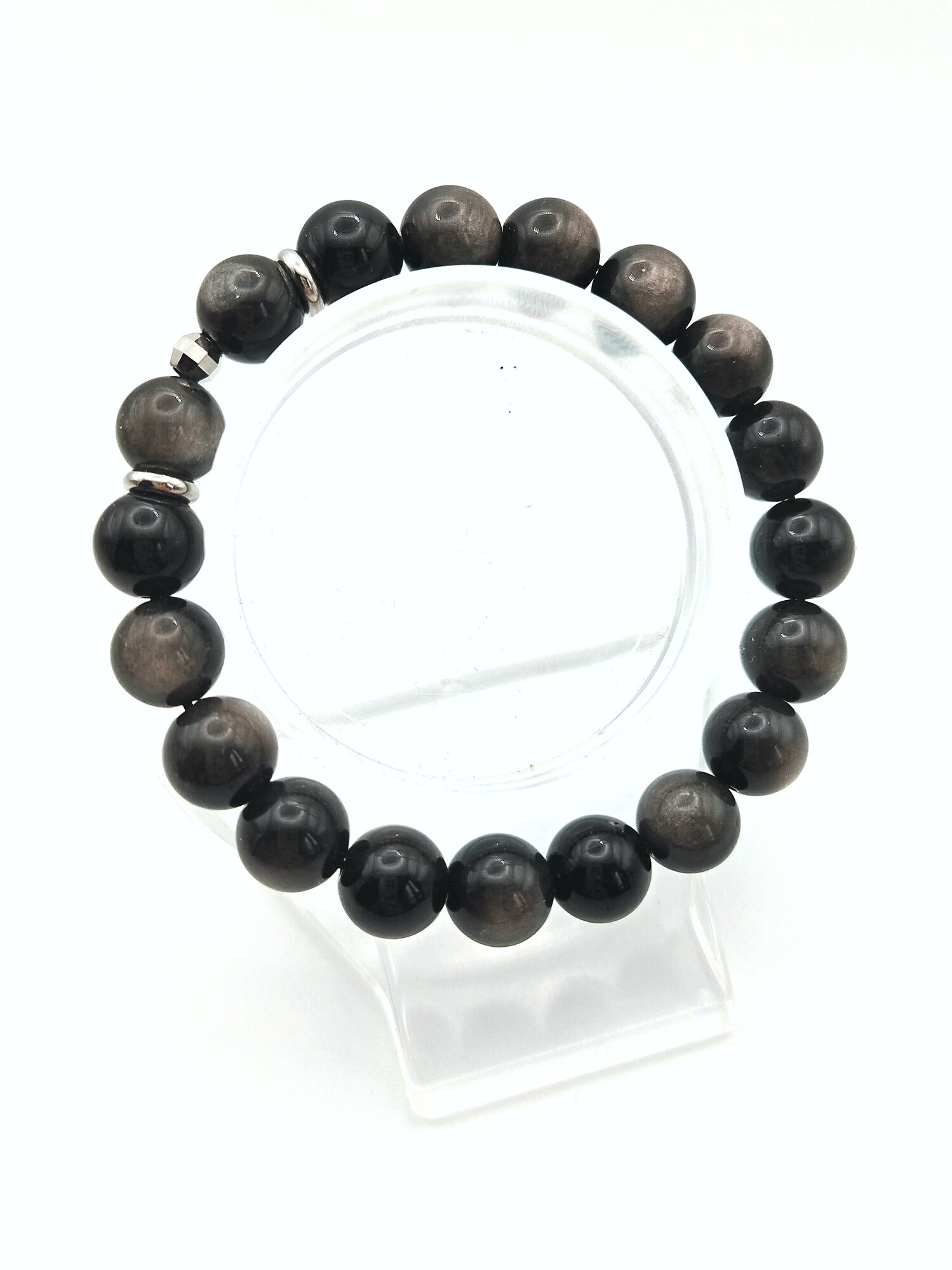 Браслет Gem Garden, обсидиан