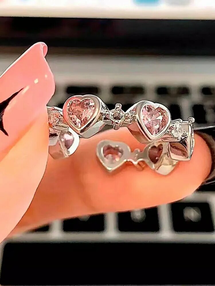 Кольцо, фианит