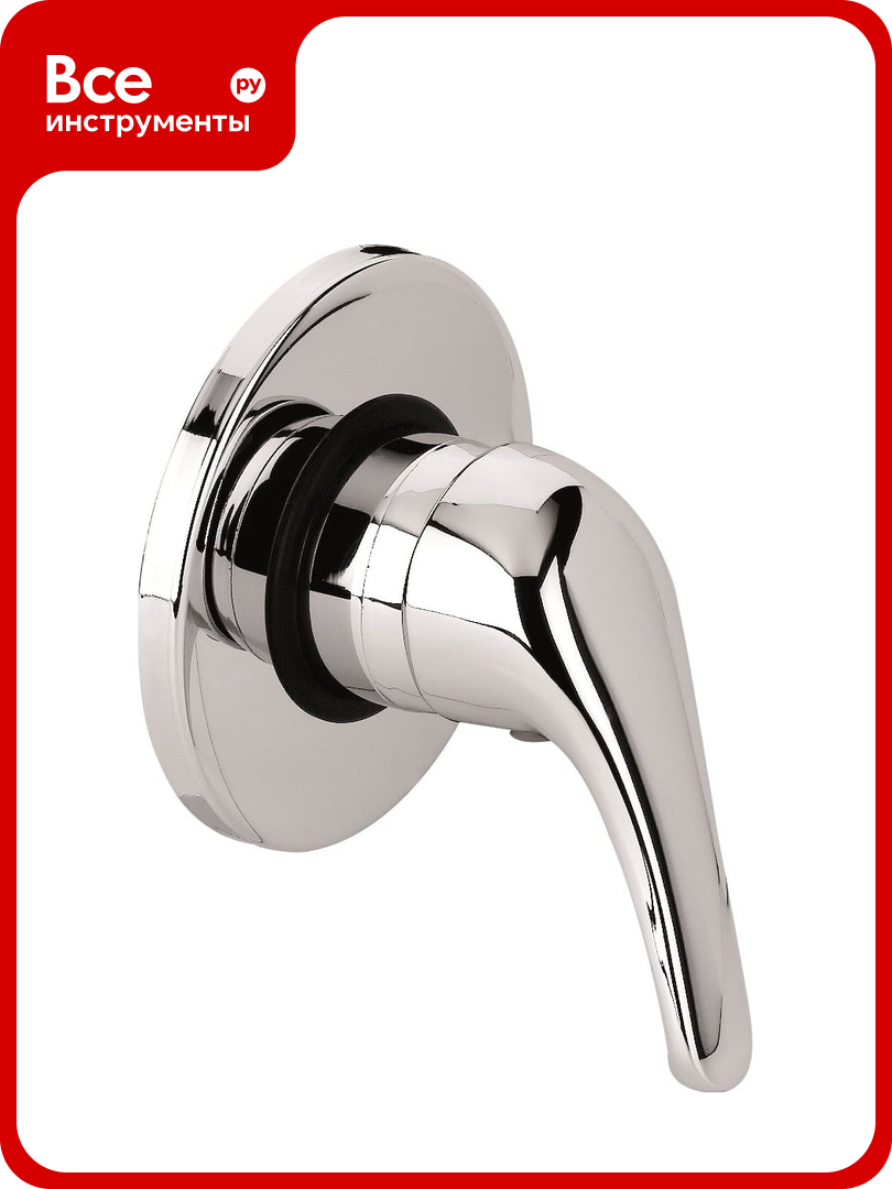 Смеситель однорычажный встраиваемый для душа Imperial Mistral, хромированное покрытие, керамический картридж