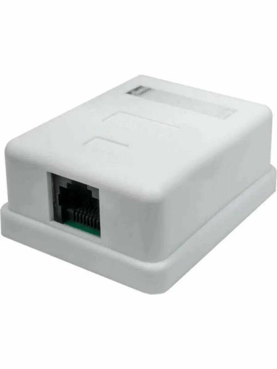 Розетка Suprlan 10-0307-1 наклад. RJ45 1 кат.5E UTP бел