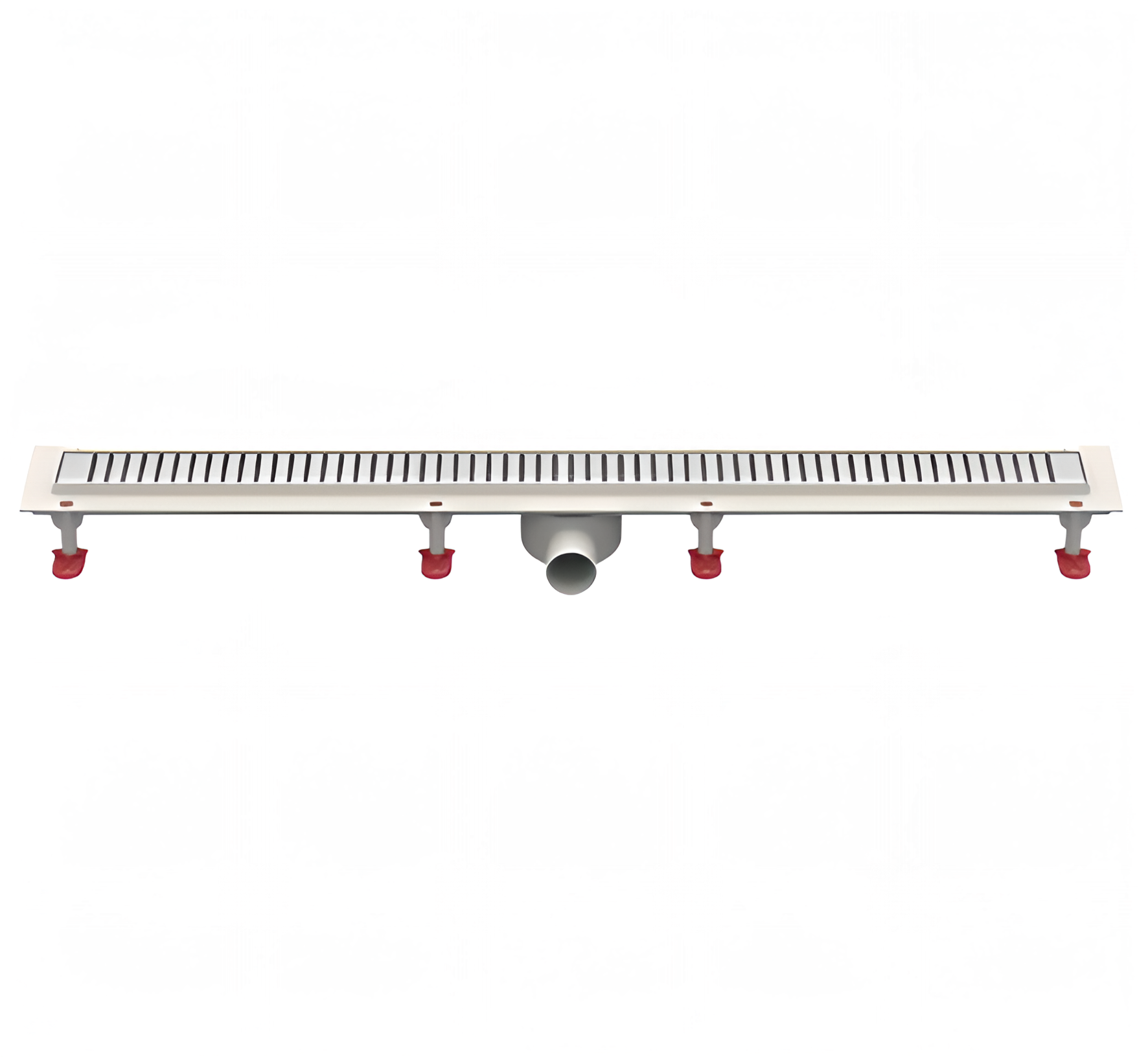 Трап сливной ТП-55, горизонтальный, для душевых, полосы, 90 см
