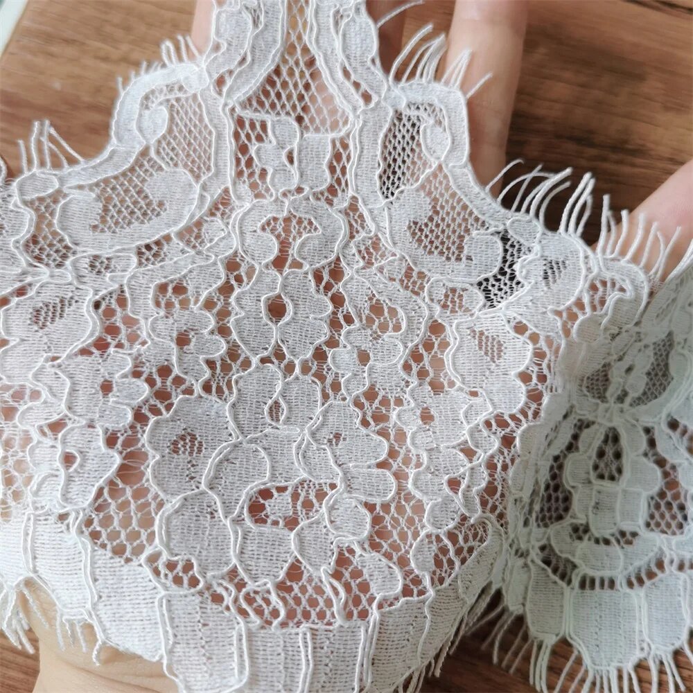 Французское кружево для пошива 3 метра ivory, 5pcs x 3meter