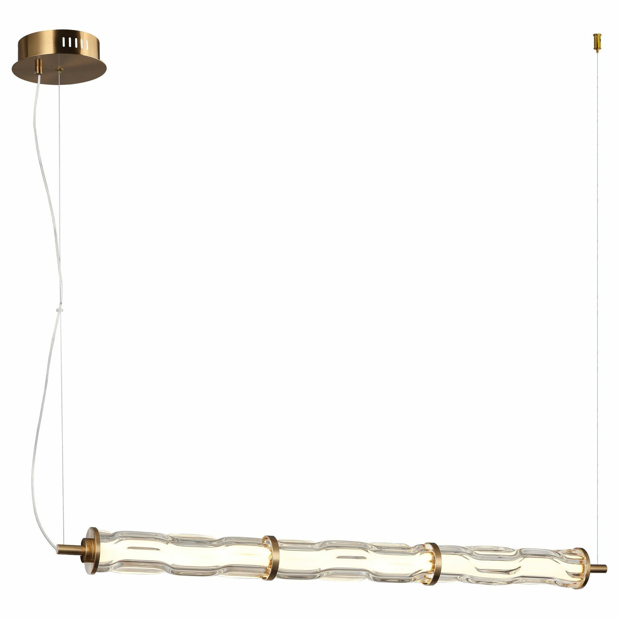 Подвесной светильник Velante Modern Style W65xL860xH65/1090 мм LED цвет бронза, арт. 420-503-03