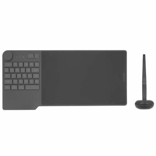 Графический планшет HUION Inspiroy Keydial KD200 (Inspiroy Keydial KD200-grey) серый