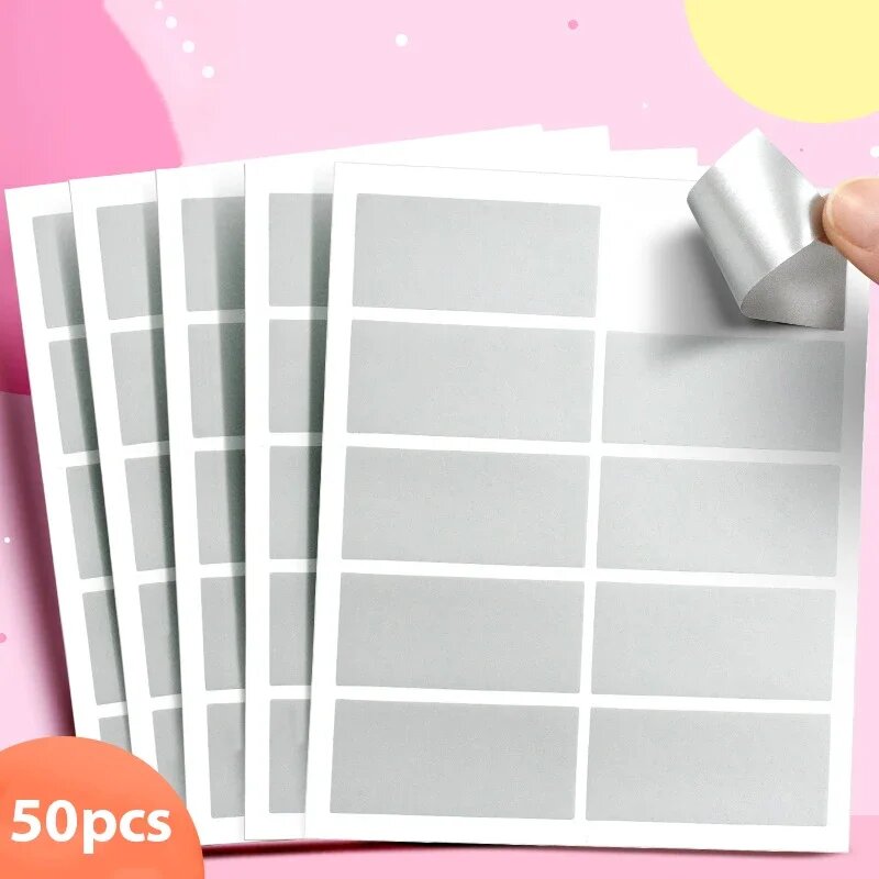 Скретч-наклейки из ПВХ 50 шт. 50 pcs