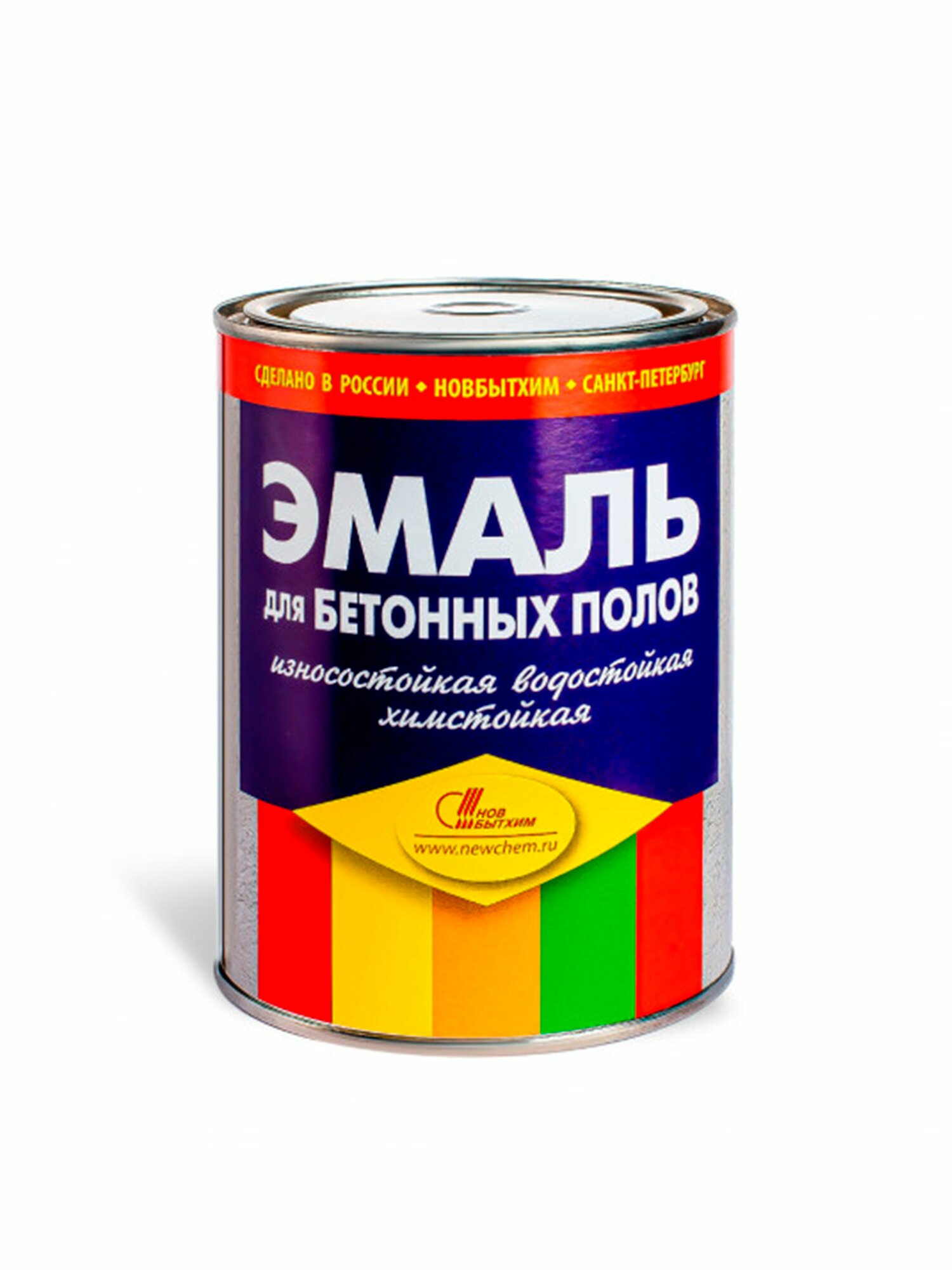 НБХ Эмаль для бетонных полов, серая, 1 л