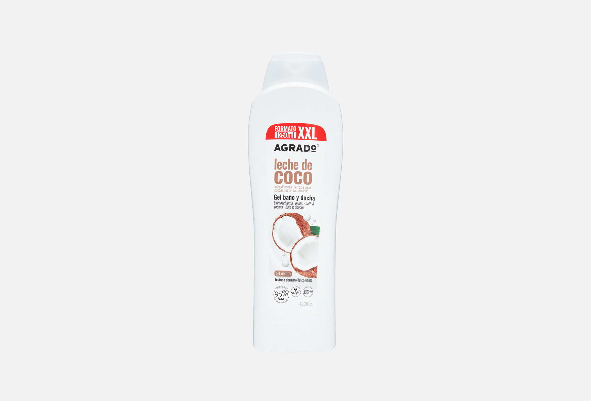 Гель для душа AGRADO Coconut Milk 1250 мл