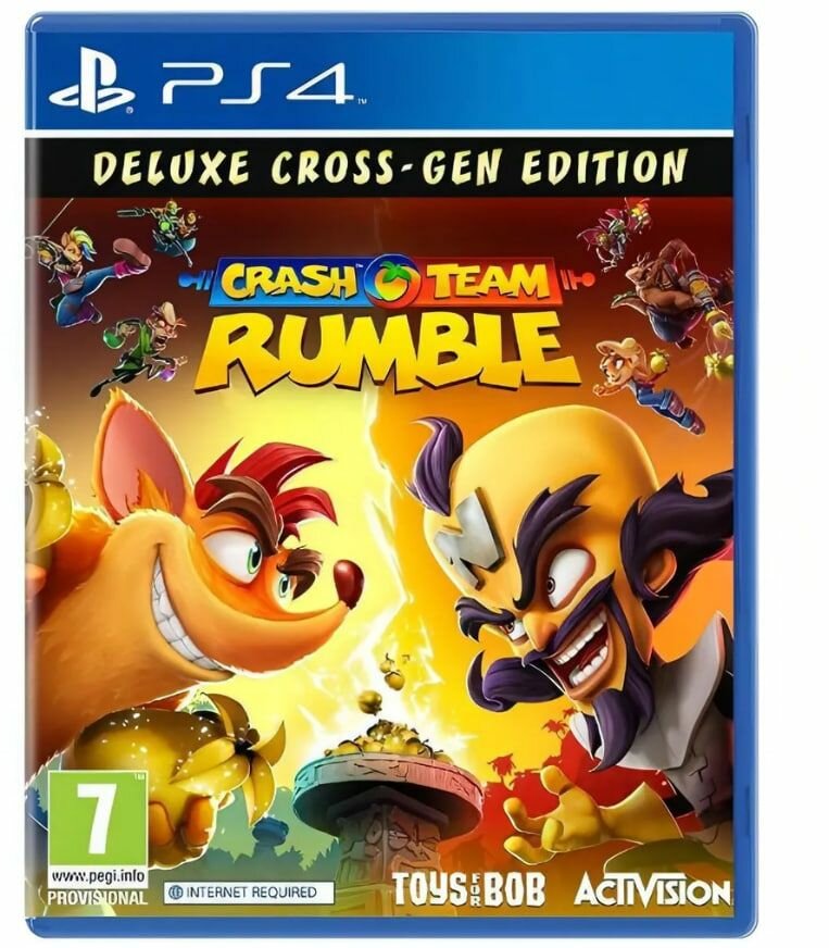 Игра для PS4: Crash Team Rumble - Deluxe Edition /PS4 (Английская версия)
