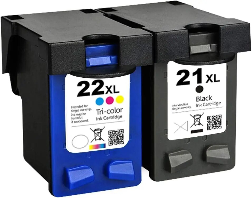 Чернильные картриджи TMACINK для HP 21XL 22XL 2 шт.