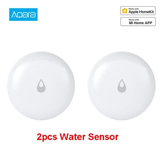 Aqara комплект для умного дома: шлюз M1S, датчик двери, датчик движения, беспроводной выключатель, датчик температуры и влажности воды, 2pcs Water Sensor
