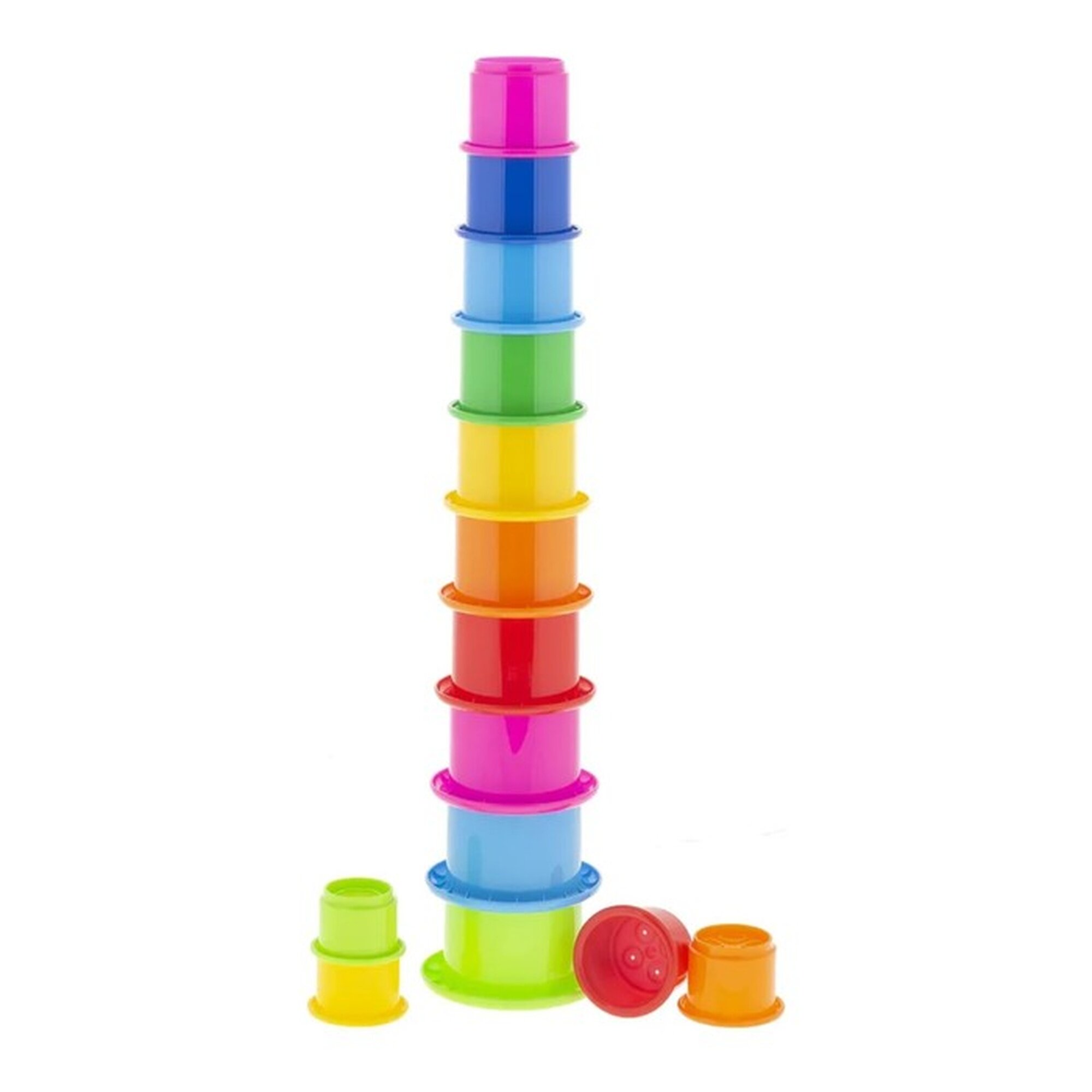 Развивающая игрушка Stellar "Занимательная пирамидка", пластик, магнитные детали, от 1 года